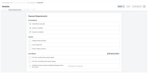 View Payment Requirements As The Invoice Contact For A Payee
