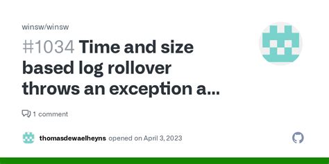 time and size based log rollover throws an exception and stops logging