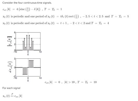 Solved A Identify Which Continuous Time Signal Is An Even Chegg Com