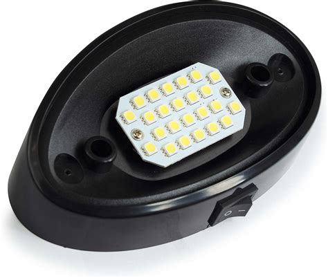 Led Rv Exterior Porch Utility Light Oval 12v 300 Lumen Lightingfixture