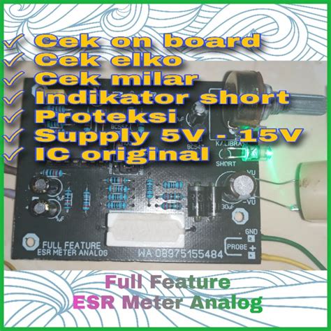 Jual ESR Meter Analog Full Feature Shopee Indonesia