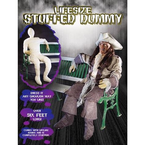 Lifesize Poseable Dummy Prop Stuffed Body 6 Haunted House Decoration