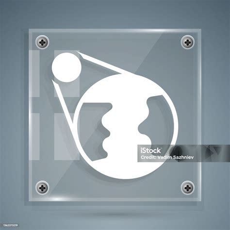 회색 배경에 고립 된 화이트 어스 글로브 아이콘 세계 또는 지구 기호 글로벌 인터넷 기호 기하학적 모양 정사각형 유리 패널 벡터 0명에 대한 스톡 벡터 아트 및 기타 이미지