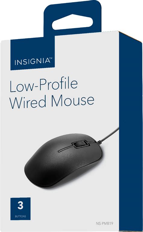 Customer Reviews Insignia™ Wired Optical Mouse Black Ns Pm819 Best Buy