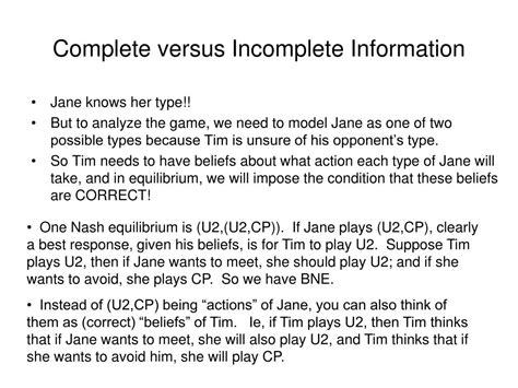 Ppt Games With Imperfect Information Bayesian Games Powerpoint