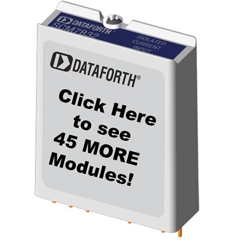 熱電対用入力モジュール Scm7b37b Xx Series Dataforth Corporation 絶縁