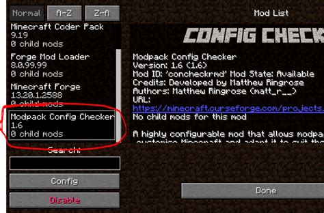 Modpack Configuration Checker Mod 1 18 2 1 17 1 All Modpack Author Will Need This Mc Mod Net