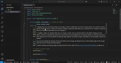 Java Coding Github Digitalclock Opensource Programming Sahil A