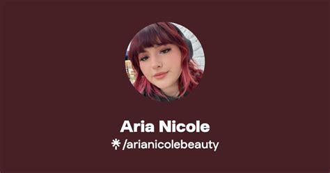Aria Nicole Tiktok Linktree