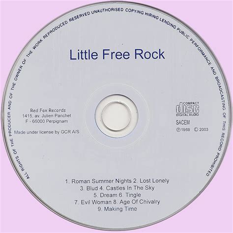 Rockasteria Little Free Rock Little Free Rock 1969 Uk Superb Heavy