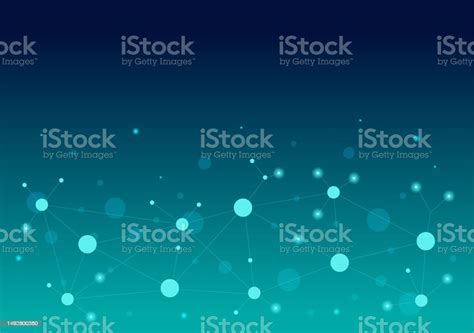 다각형 원 모양 분자 기술 및 손으로 그린 템플릿에 점 또는 선을 연결하는 추상 소셜 네트워크 벡터 그림 0명에 대한 스톡 벡터