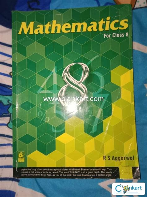 Buy Mathematics For Class 8 By R S Aggarwal 2018 19 Session Book In Good Condition At