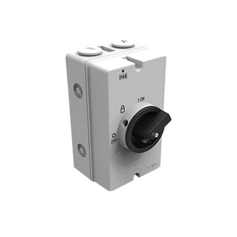 Projoy Ip66 16a 2 Pole Dc Isolator Peds150 El16r 2 Solar Wholesaler