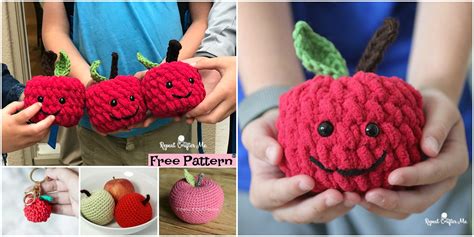 Crochet Apple Amigurumi Free Patterns DIY EVER