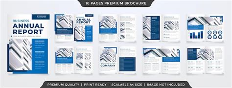 Premium Vector Minimalist Brochure Template With Modern Concept And