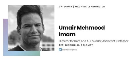 Umair M Imam On Linkedin Hyperightnordic100 Hyperight Ai Artificialintelligence Data