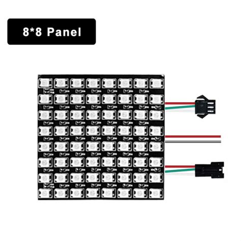 WS B Individually Addressable RGB LED Digital Flexible Panel Matrix Screen WS IC Module