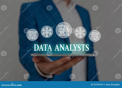 text sign showing data analysts conceptual photo programmer design and