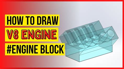 SolidWorks ENGINE BLOCK YouTube