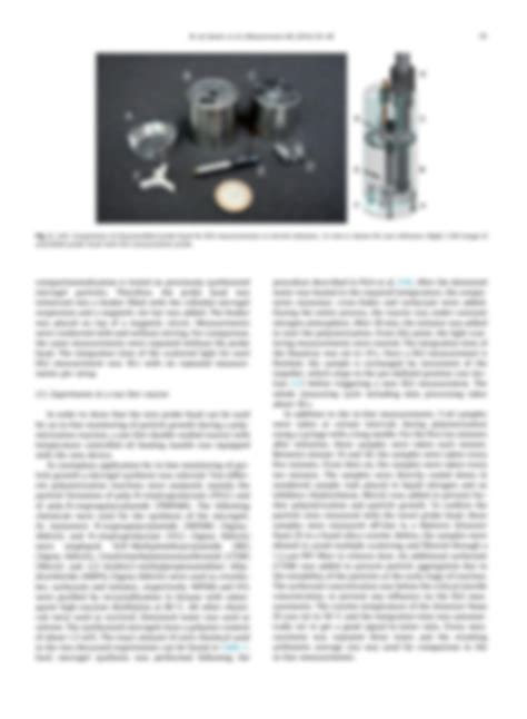 Solution Enabling The Measurement Of Particle Sizes In Stirred