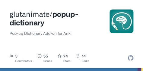 Github Glutanimatepopup Dictionary Pop Up Dictionary Add On For Anki