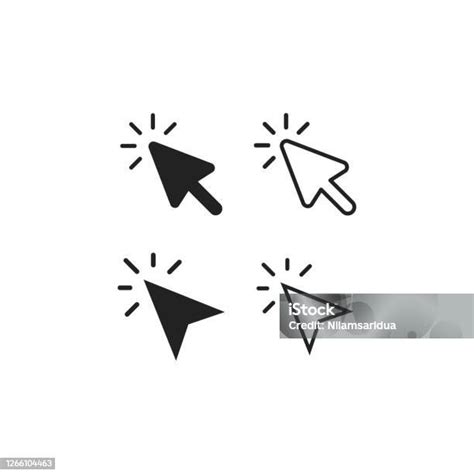 커서 포인터 아이콘 벡터입니다 커서 화살표 아이콘 트렌디 한 플랫 디자인 검은색에 대한 스톡 벡터 아트 및 기타 이미지 검은색 곡선 그리기 Istock