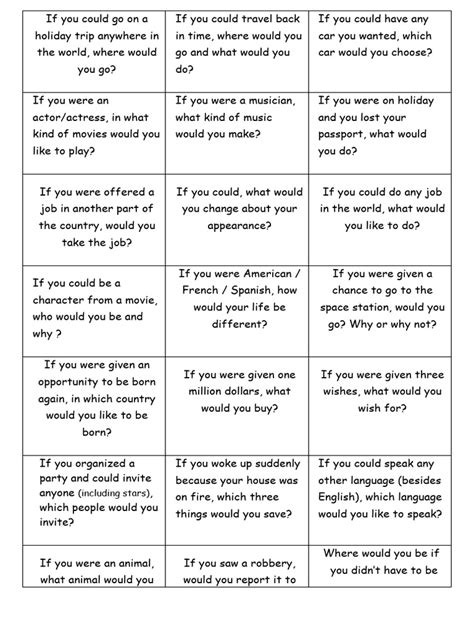Conditional 2 Questions Cards90350 Pdf