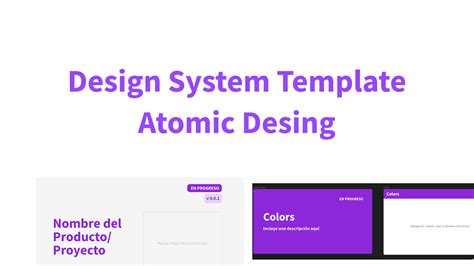 design system template atomic design figma