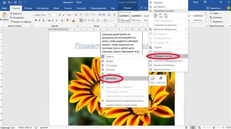 Как вставить текст в картинку в Ворде 2 способа