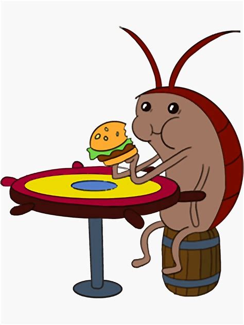 Spongebob Roach Sticker For Sale By Khunhinh Redbubble