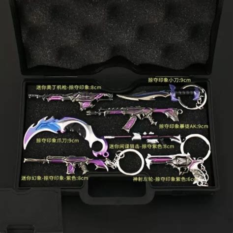 Valorant Keychain Reaver Kuronami Champions Melee Knife Karambit Shopee Malaysia