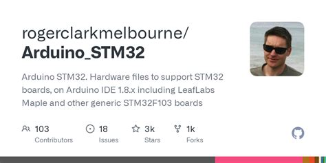 GitHub Rogerclarkmelbourne Arduino STM Arduino STM Hardware Files To Support STM