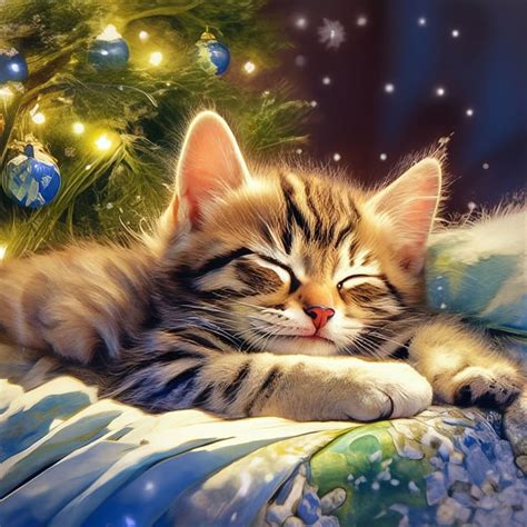 Котёнок спит | Котята, Котенок, Кот