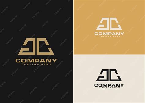 Premium Vector Modern Monogram Initial Letter Gc Logo Design Template