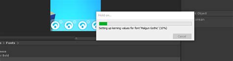 textmesh pro always reimport the fonts setup kerning values unity
