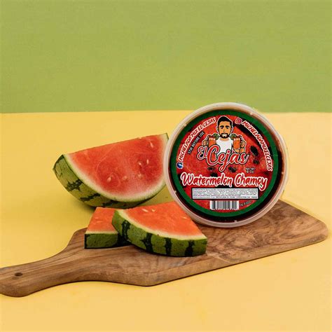 El Cejas Watermelon Chamoy Rimmer Dip 8 Oz El Cejas Micheladas