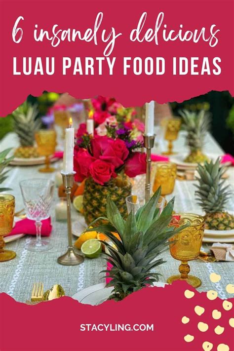 Easy Luau Menu