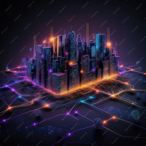 Premium Photo Wireless Network And Connection Technology Concept With