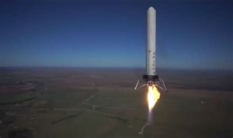 Spacexs Reusable Grasshopper Rocket Test Flight