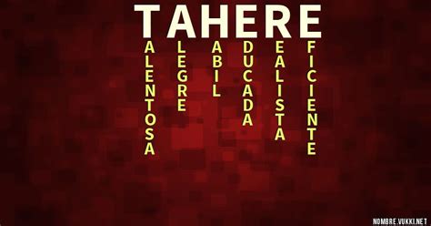 Qué Significa Tahere