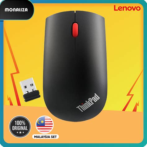 Lenovo Thinkpad Essential Wireless Mouse Shopee Malaysia