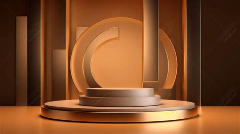 3d로 렌더링된 고급 제품 포디엄 디스플레이를 통해 고급스러움에 푹 빠져보세요 제품 디스플레이 배경 지휘대 배경 레이 배경 이미지 Hd 제품 디스플레이 지휘대
