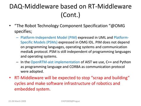 Ppt Development Of Daq Middleware Powerpoint Presentation Free