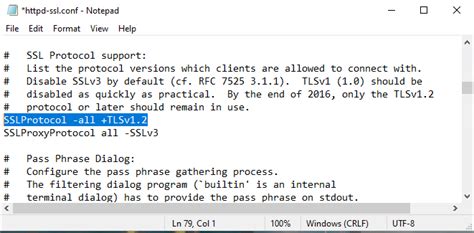 How To Change TLS Version In Xampp Apache CoderRaj