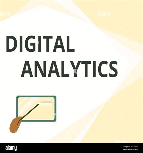 Text Showing Inspiration Digital Analytics Conceptual Photo The Analysis Of Qualitative And