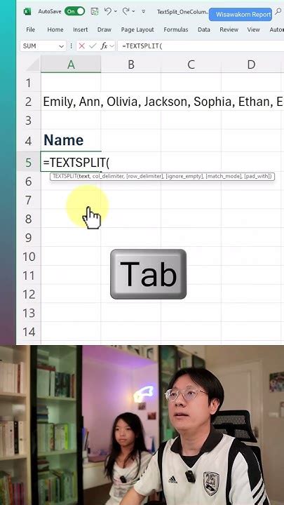 How To Split Data Into Rows Textsplit Youtube