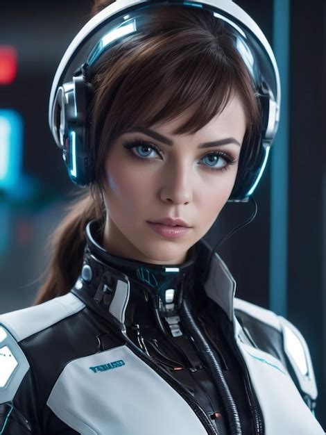Premium Photo Photography Of A Sexy Nurse Futuristic Cyberpunk Style Ai Generative