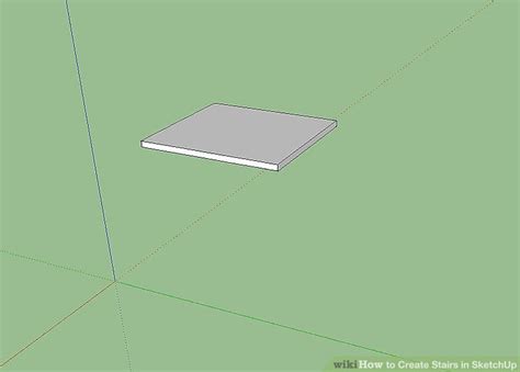 How To Create Stairs In SketchUp Steps With Pictures