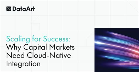 benefits of cloud native integration for capital markets