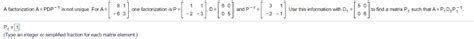 solved a factorization a pdp 1 is not unique for a [8
